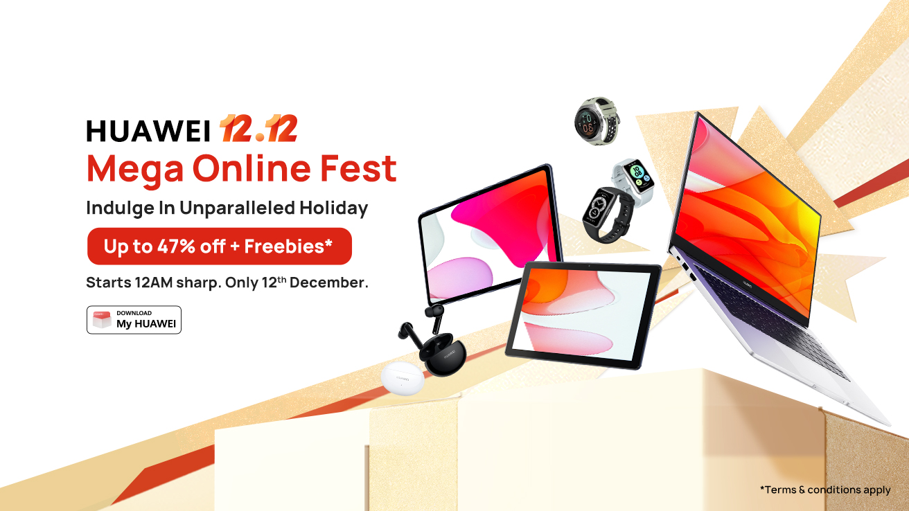 Turn On Your Shopaholic Mood During HUAWEI’S 12.12 Mega Sales ...