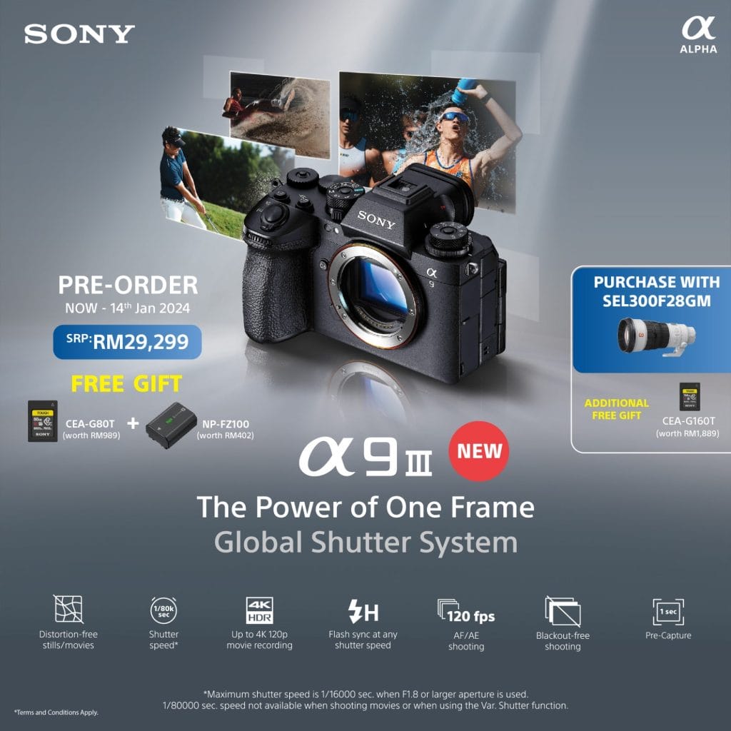 Sony Alpha 9 III: World's First Full Frame GLobal Shutter Image Sensor ...